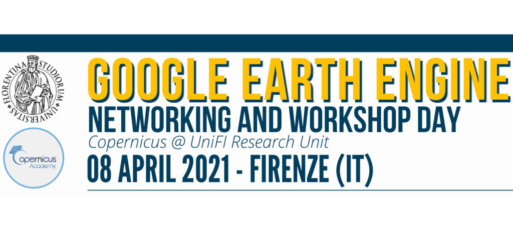 Google Earth Engine: Networking and Workshop Day (08 April 2021 ...